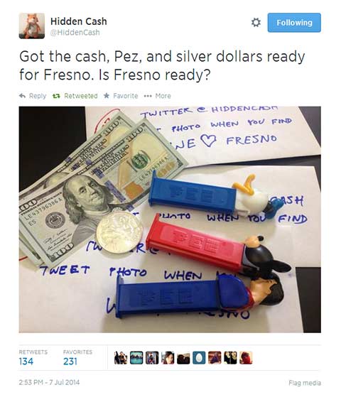 Hidden Cash scheduled to show up in Fresno on Monday - ABC30 Fresno